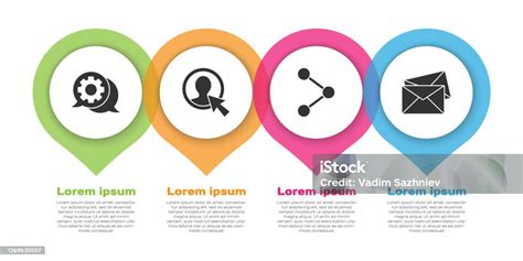 음성 버블 채팅을 설정하고 계정 화면 만들기 공유 및 봉투를 만듭니다 비즈니스 인포그래픽 템플릿입니다 벡터 Brand Name