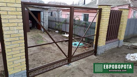Распашные ворота в Харькове - Купить автоматические распашные ворота по ...