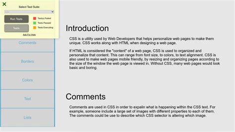 Css Documentation