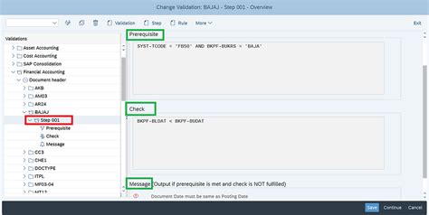 validation and substitution in sap