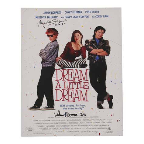 Meredith Salenger And William Mcnamara Signed Jsa Dream A Little Drea