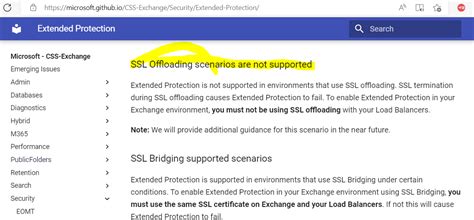 Exchange MAPI Connectivity Failing With New Patches And IIS Extended Protection Enabled Issue