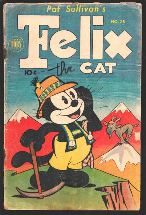 Felix The Cat 35 1952 Toby Sci Fi Story Ae Nugent Puzzle Page Fr