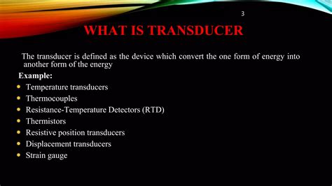 Classification Of Transducer Pptx