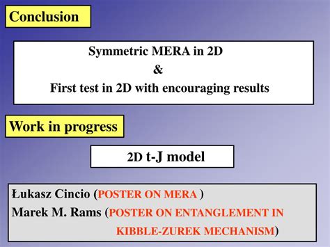 Ppt Mera In 2d Multi Scale Entanglement Renormalization Ansatz