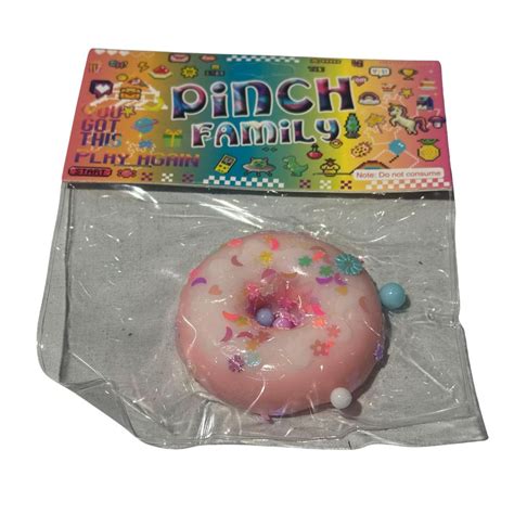סקווישי פינצי מיני דונאטס עם קישוטים Squishy Pinchy