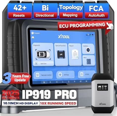 Xtool D9s Pro Ecu Programming And Coding Scan Tool 2025 Bi Directional Obd2 Scanner With Topology