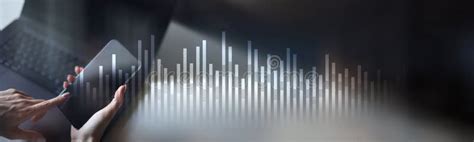 Data Analytics And Business Insights On A Wide Banner Business And Technology Concept Stock