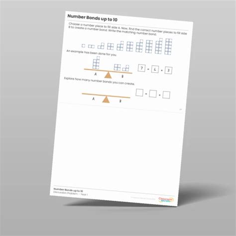 Year 1 Number Bonds Up To 10 Discussion Problem Resource Classroom