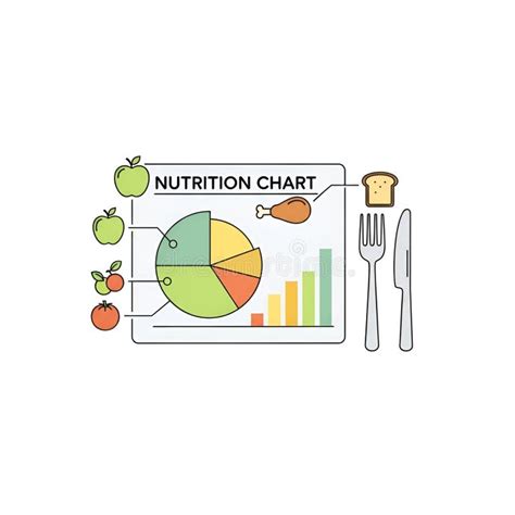 Nutrition Chart Illustration Stock Illustration Illustration Of