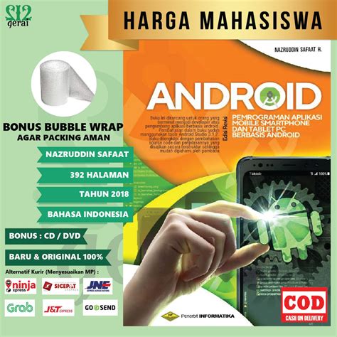 Harga Mahasiswa Bestseller Buku Android Pemrograman Aplikasi Mobile