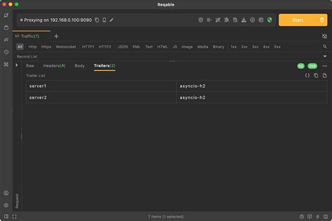 Tabs Reqable API Debugging Proxy REST Client