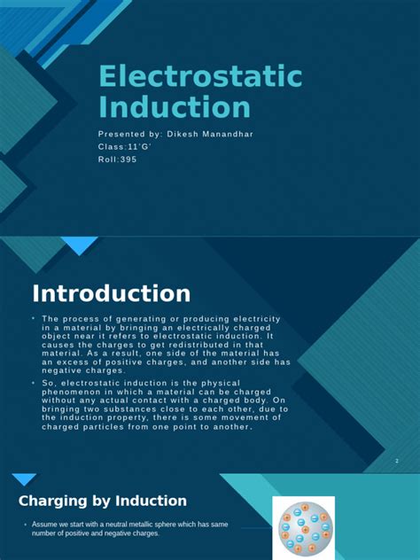 Electrostatic Induction Pdf Electric Charge Physics