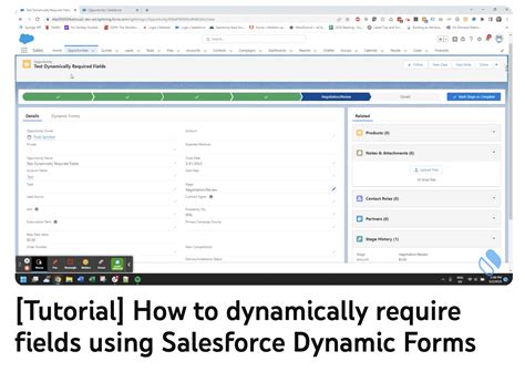 [tutorial] How To Dynamically Require Fields Using Salesforce Dynamic Forms