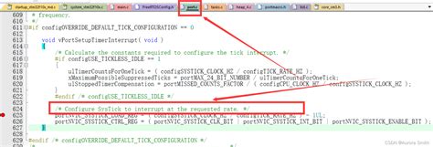 【stm32 freertos】systick定时器及freertos系统节拍 freertos时钟使用systick还是timer csdn博客