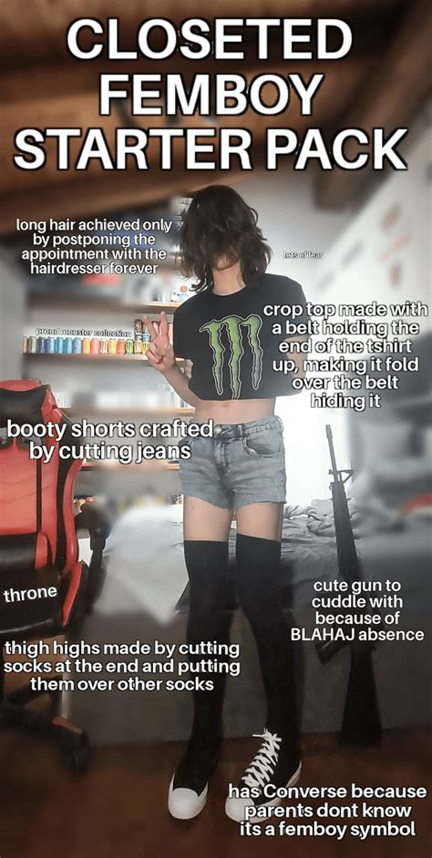 Closeted Femboy Starter Pack Rtheratcouples