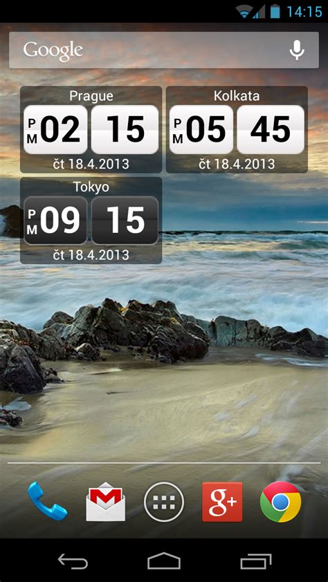 World Clock Widget Android Apps by Tomáš Hubálek