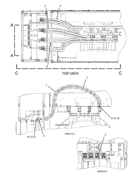 278 7850 Connection Gp Generator Leads Extension Box Lh Sn Zar1 Up 3