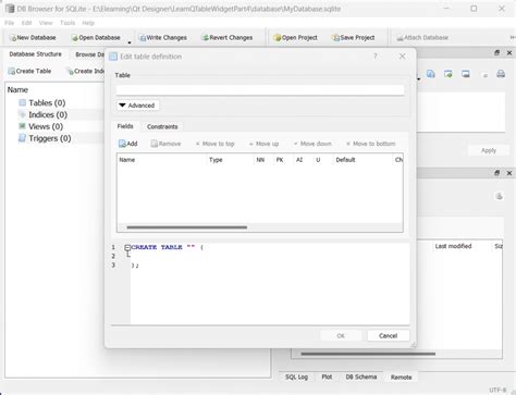 Bài 25 Xử Lý Dữ Liệu Dạng Bảng Qtablewidget Và Sqlite Databasepart 4