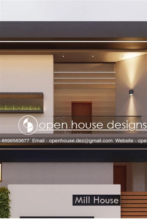Classical Elevation Designs By Open House Designs Openhousedesigns Modern House Facades