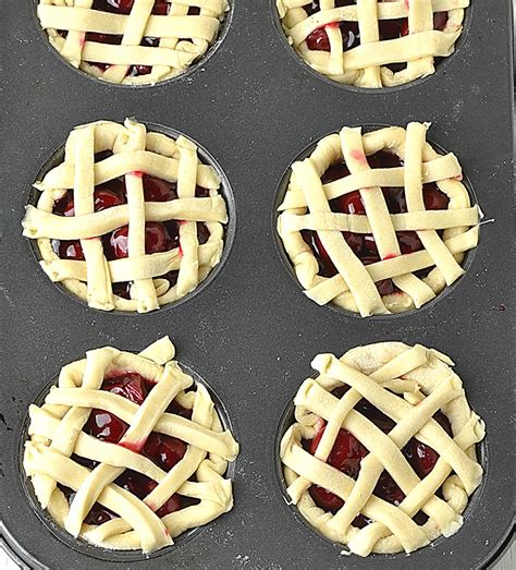 Mini Cherry Pies Recipe From Yummiest Food Cookbook