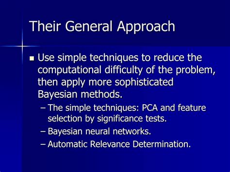 Ppt Classification For High Dimensional Problems Using Bayesian