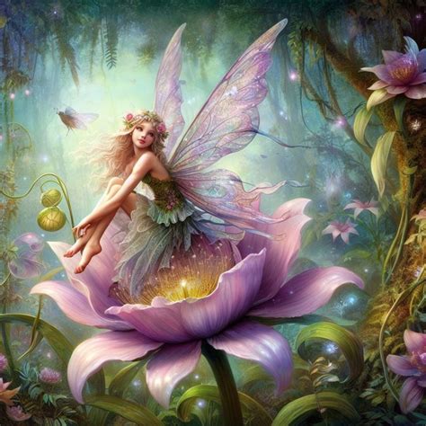 фея на квітці Fairy Pictures Fairy Images Fairy Artwork