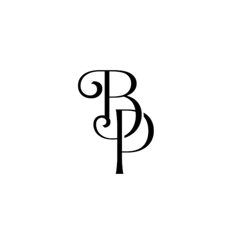 Premium Vector Bp Monogram Logo Design Letter Text Name Symbol