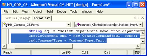 Building An Oracle Data Provider For NET Application