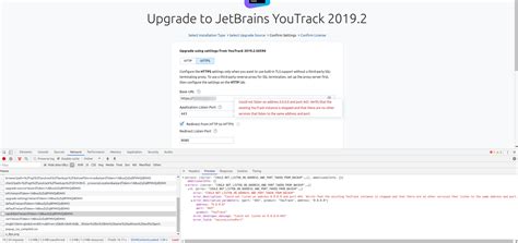 Youtrack Deployment With Docker Could Not Listen On Address 0