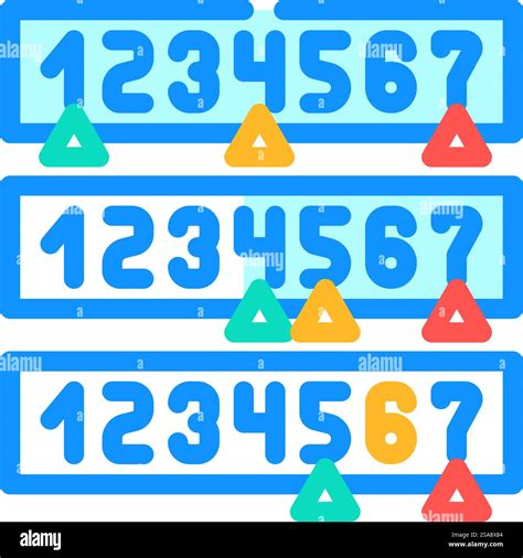 Binary Search Algorithm Color Icon Vector Binary Search Algorithm Sign