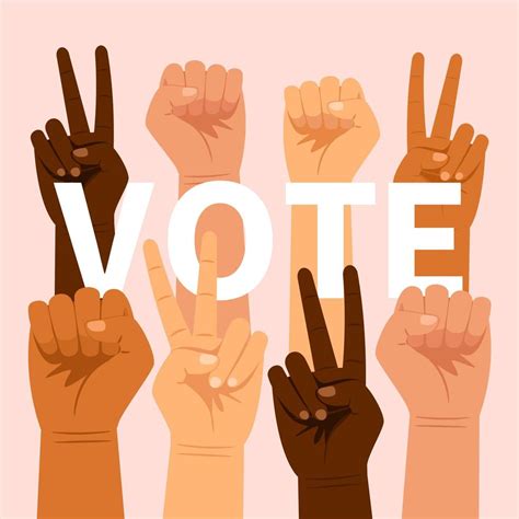 Voting Hands Vector Art Icons And Graphics For Free Download
