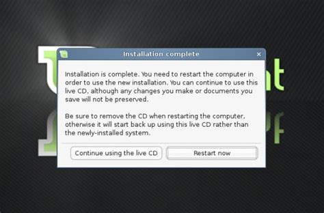 Installing Linux Mint Page