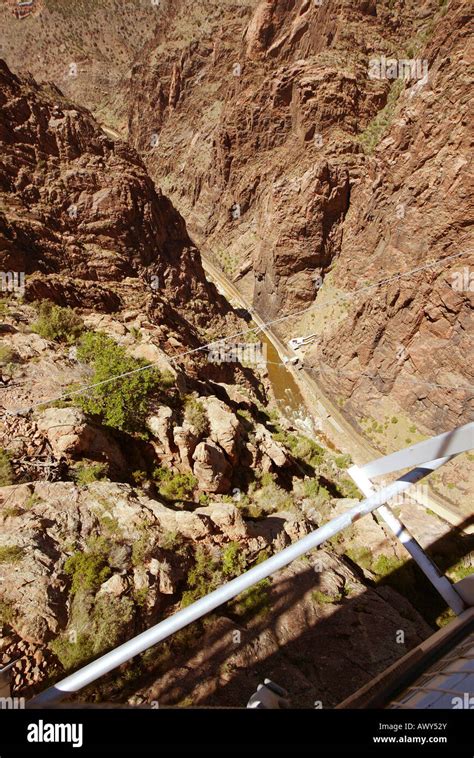 View From Bridge 1 000 Feet Above Arkansas River In Royal Gorge