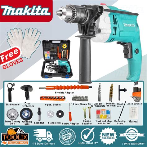 Makita Cordless Drill Set Barina Barena Drill Machine Hand Cordless Power Tools Set Impact
