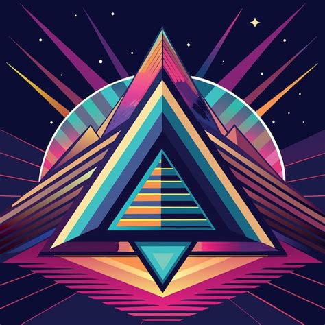 Modern Geometrical Abstract Background Triangular Backdrop Premium Ai