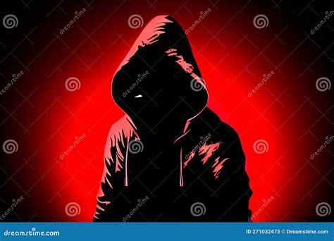 hacker wearing a black hooded jacket generative ai generative ai