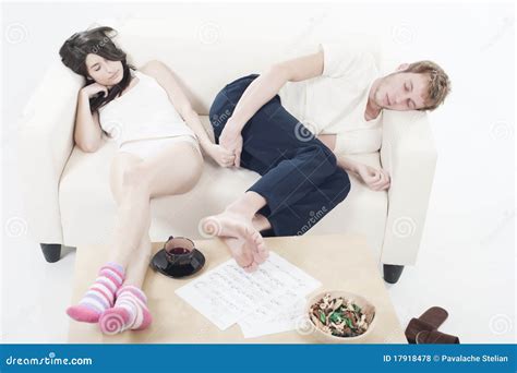 A Couple Trying To Solve The Problem Stock Photo Image Of Feeling Love 17918478