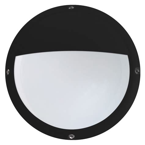 Asd Led Eyelid Bulkhead 8w Pir 595lm 4000k Black Ip65