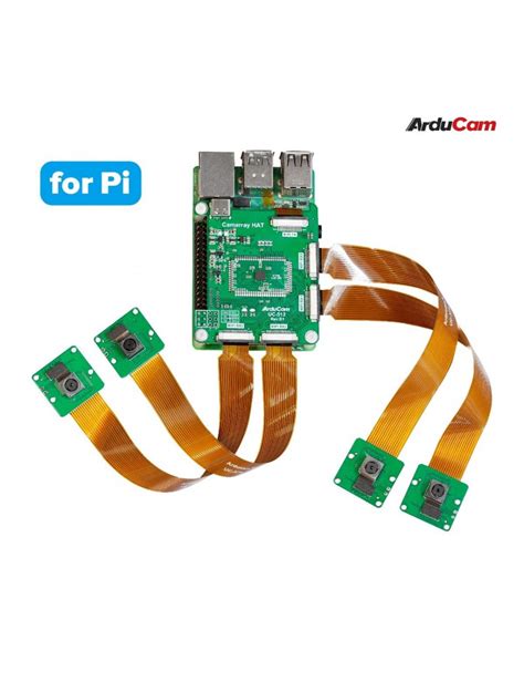 Arducam MP Quadrascopic Camera Bundle Kit For Raspberry Pi Nvidia Jetson Nano Xavier NX