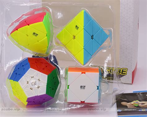 [clearance Price] Qiyi Cube Set Pyraminx Mastermorphix Skewb Megaminx Puzzle Intellectual Toy