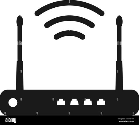 Wi Fi Router Icon Stock Vector Images Alamy