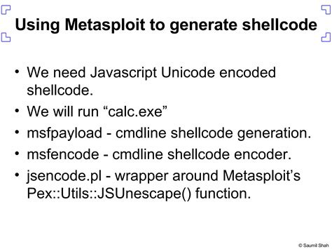 Writing Metasploit Plugins Ppt