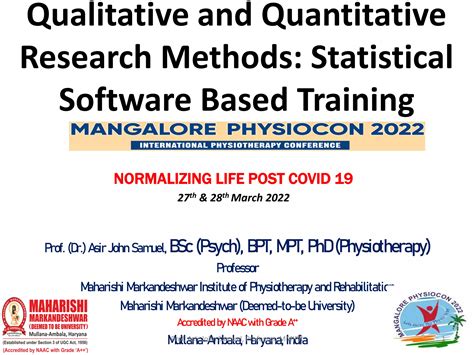 Quantative Research Methods Ppt