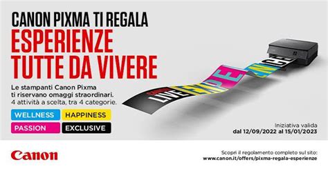 Nuova Promo Sulle Canon Pixma
