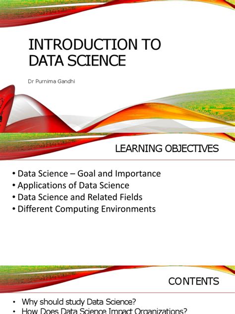 unit i introduction to data science pdf data science data