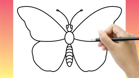 Как нарисовать бабочку легко и быстро Урок рисования для начинающих Youtube
