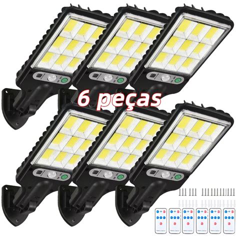 84w 126w Alta Potencia Econômica Solar Mini Luminária Poste Shopee Brasil