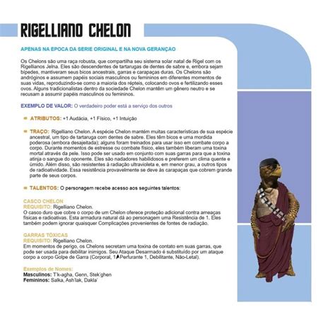 Rigellian Chelon Star Trek Rpg
