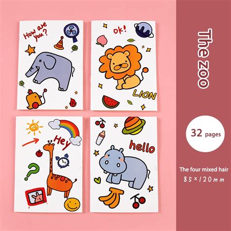 Jual Buku Kecil Yang Lucu Perlengkapan Kantor Notepad Alat Tulis Siswa Portable Mini Notebook